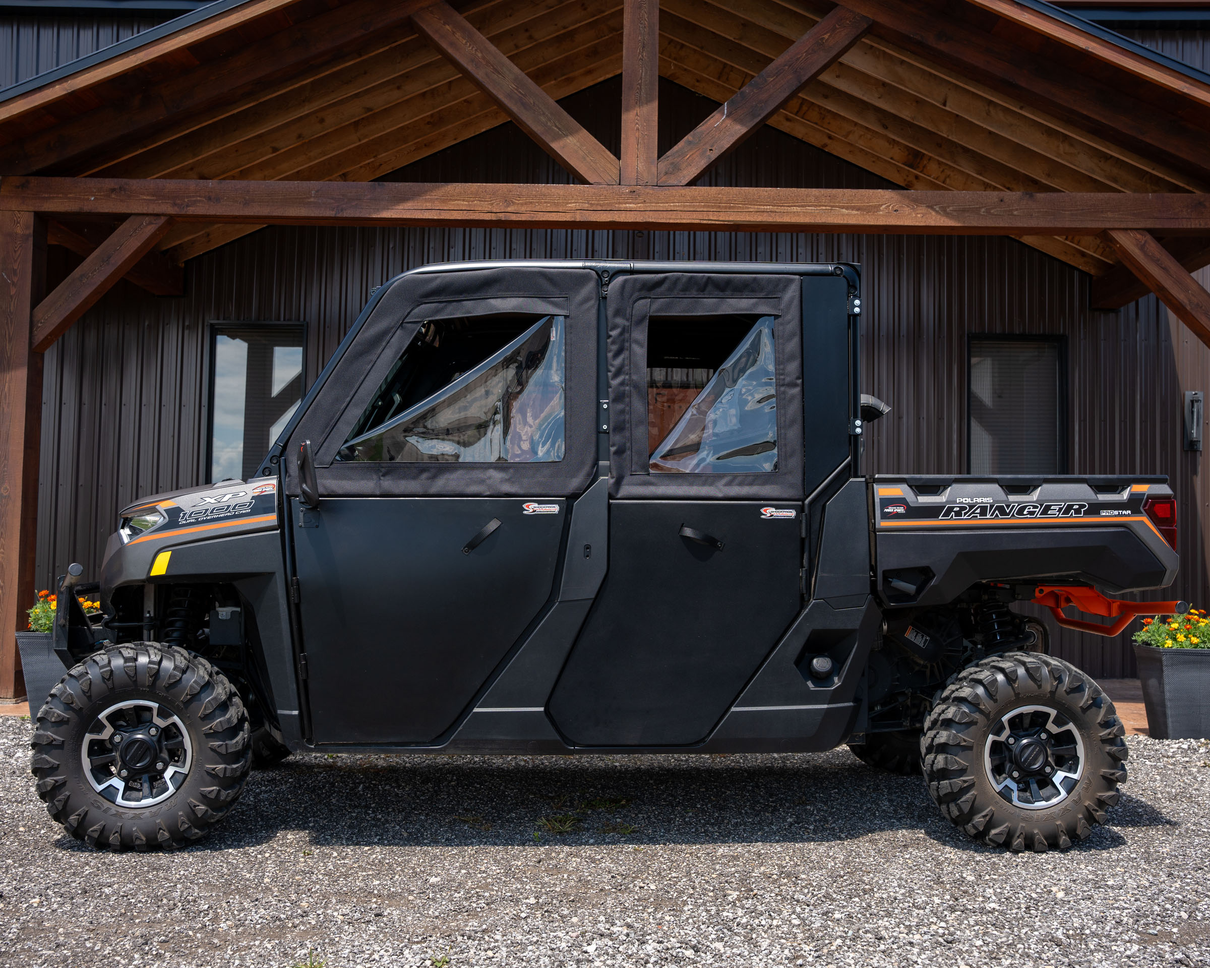 Polaris Ranger 1000 & XP Crew Solid Convertible Doors - Offroad Armor ...